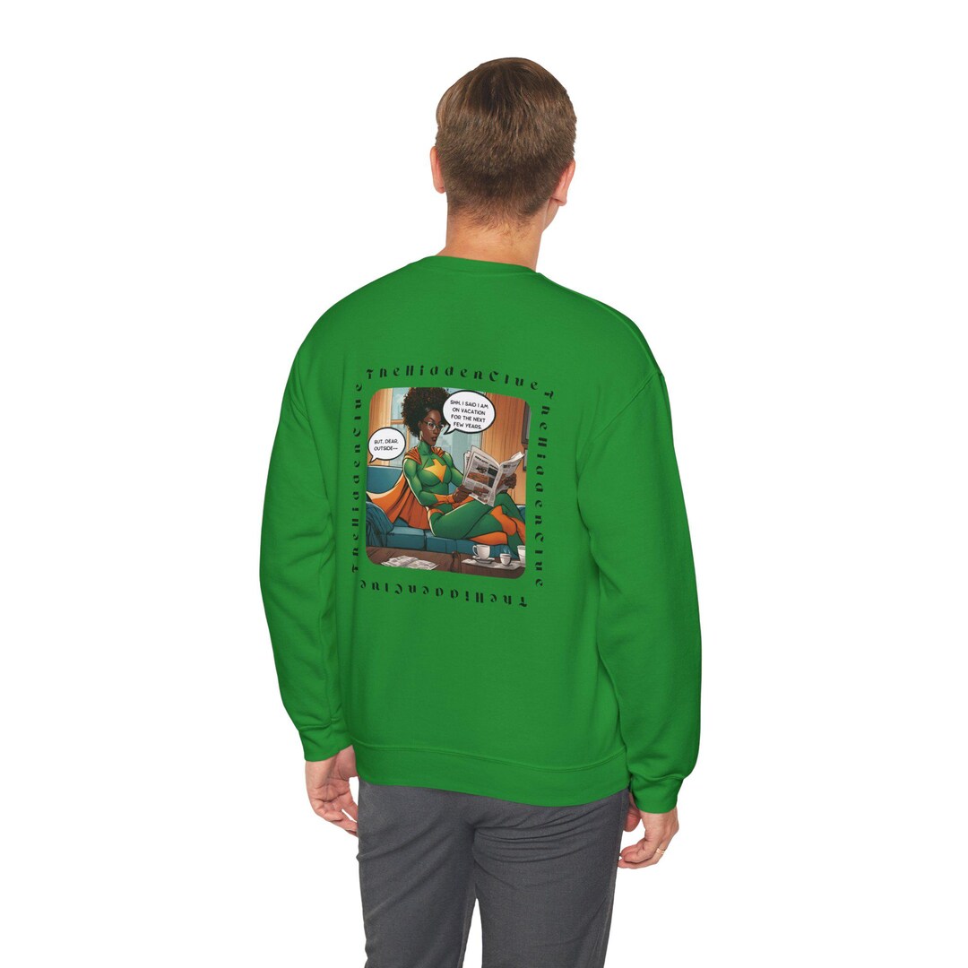 The Hidden Clue Overworked Crewneck Sweatshirt - Etsy