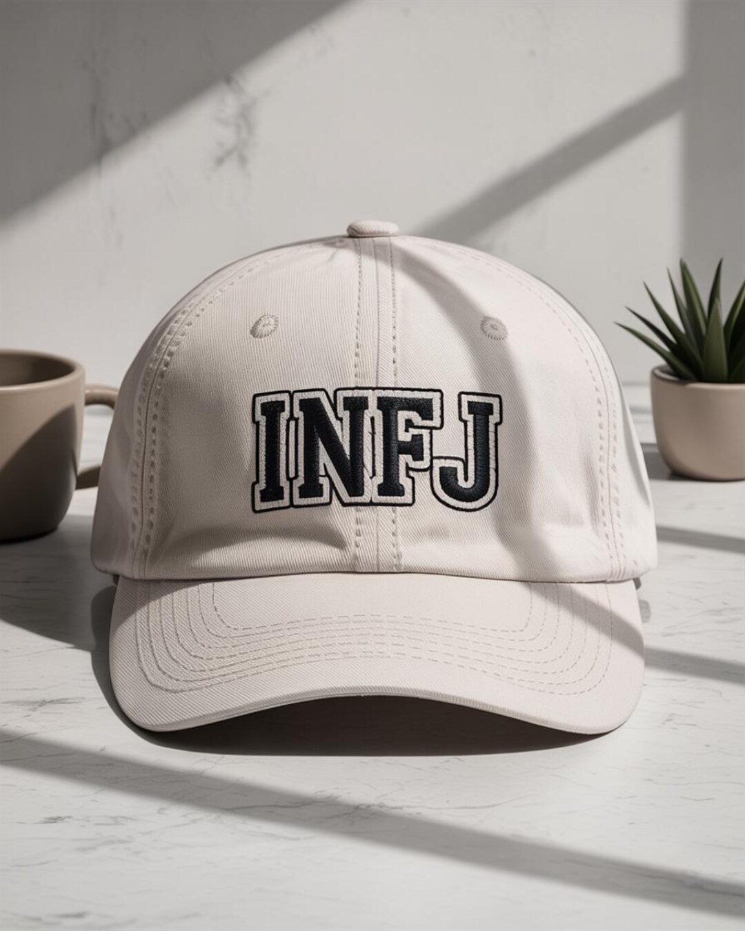 INFJ Embroidered Dad Hat: Minimalist MBTI Personality Cap - Etsy