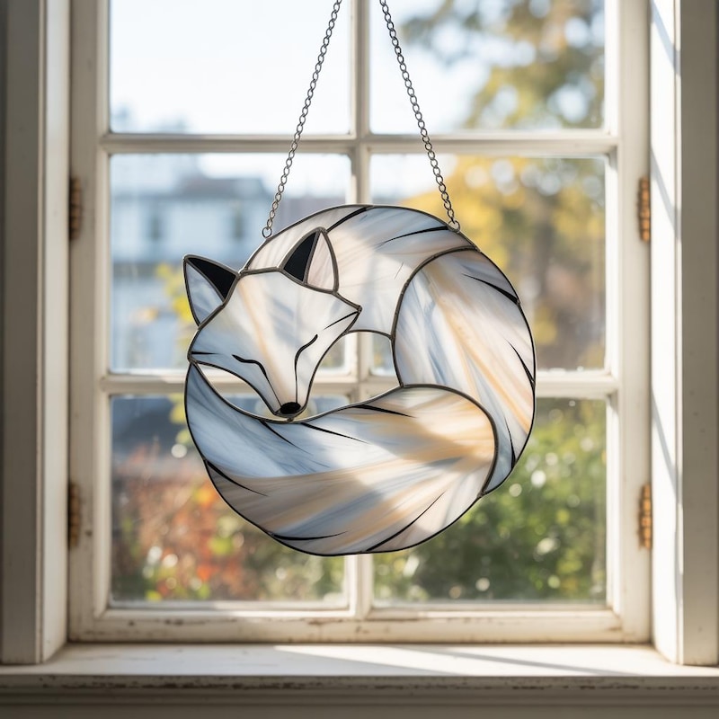 Fox Window Hanging - Etsy