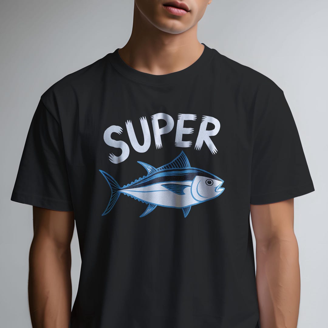 Super Fishy Vibes Shirt, Cute Tuna Graphic Tee, Kpop Inspired Dance ...