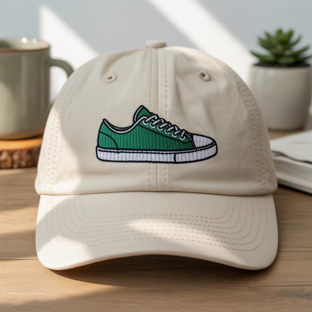 Shoe Embroidered Premium Dad Hat – Funny Unisex Baseball Cap ...