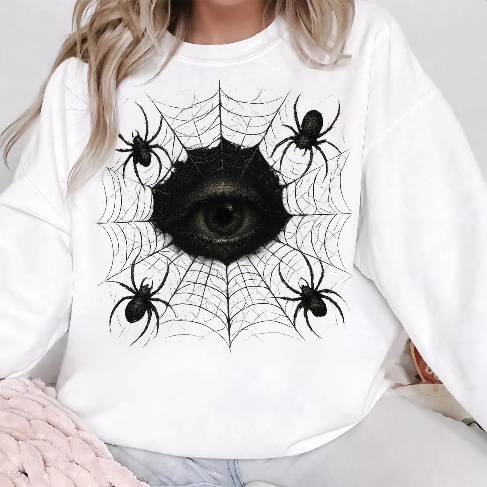 Dark Spider Web Eye PNG, Gothic Eye Png, Creepy Spider Web Png ...