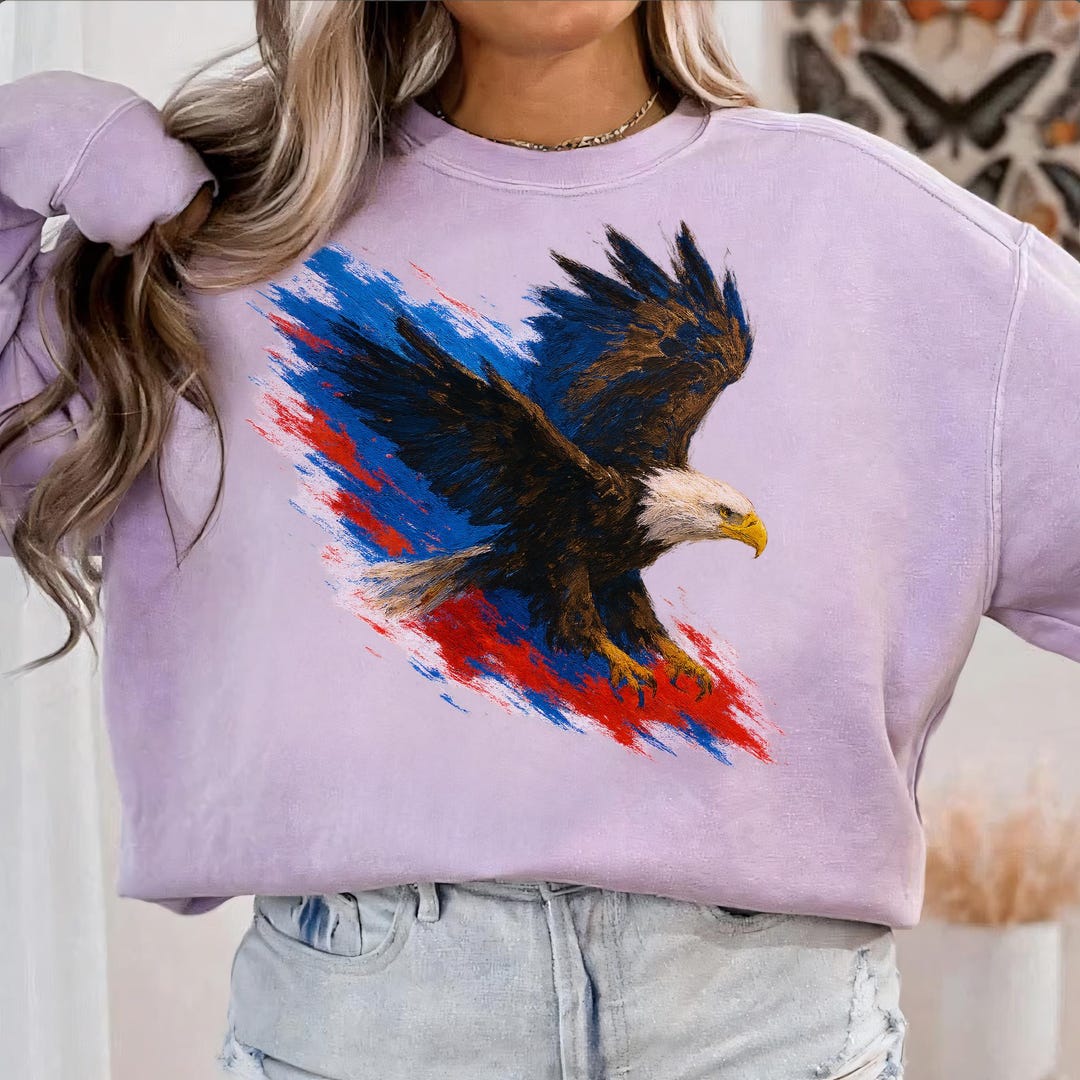 Flying Eagle Brush PNG, Patriotic Bald Eagle Png, American Flag Colors ...