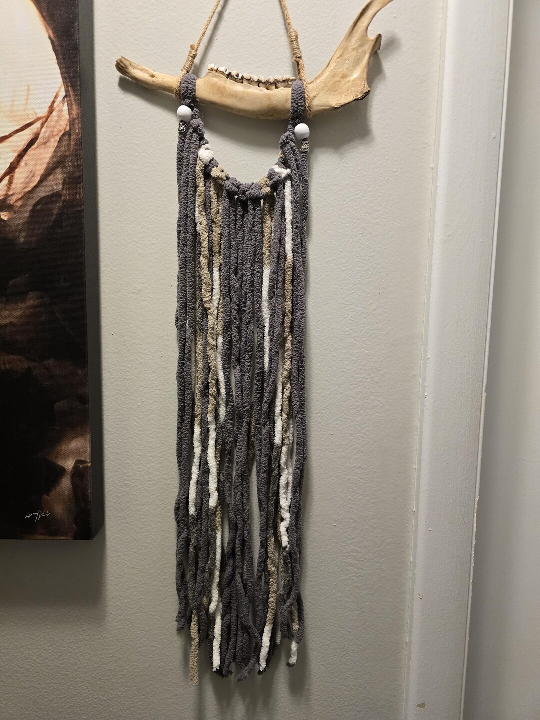 Deer Jaw Wall Hanging - Etsy