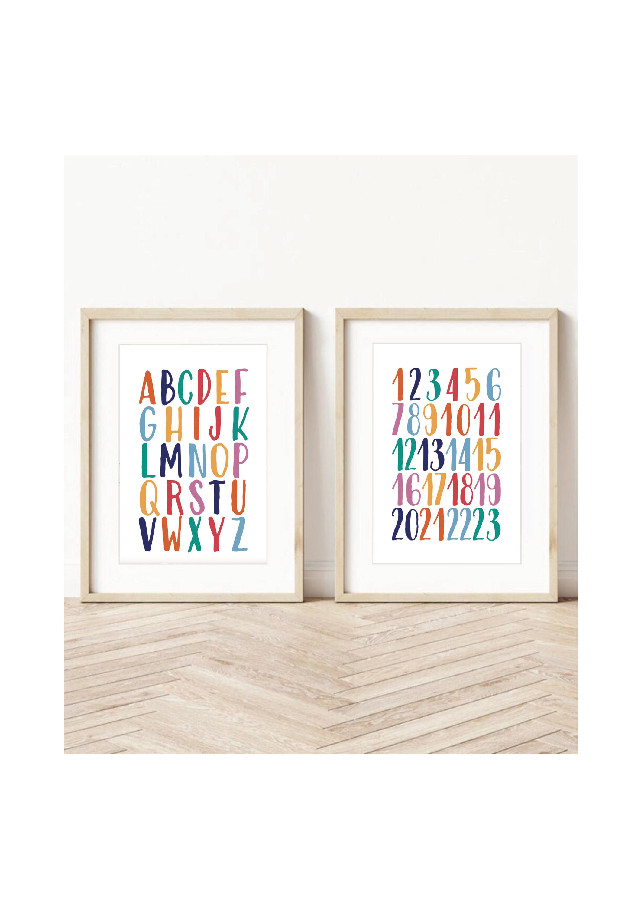 ABC 123 / Alphabet & Numbers / Rainbow Colours / Children's Educational ...