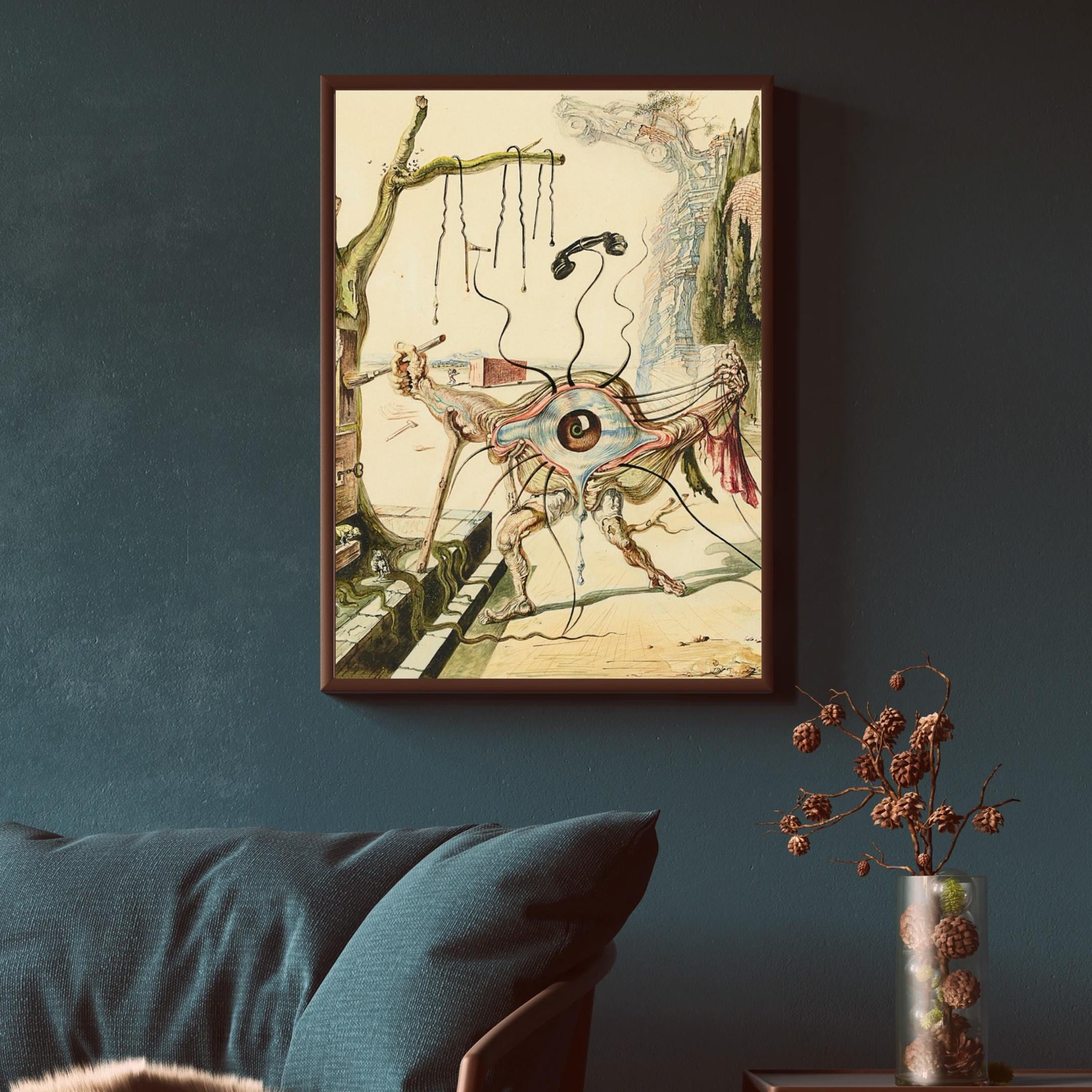 Salvador Dali 'the Painter's Eye' Surrealist Print, Museum Quality - Etsy