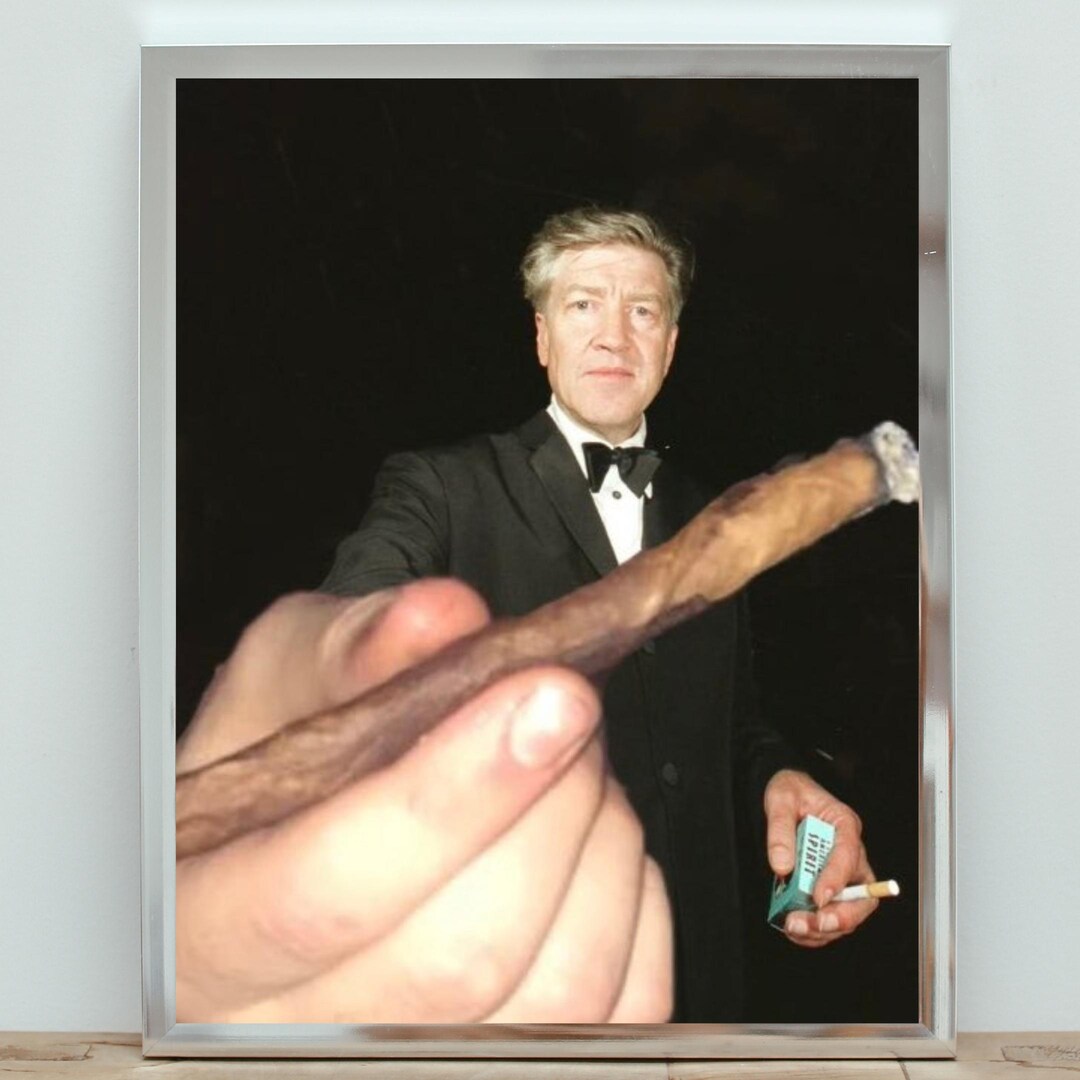 David Lynch Funny Poster, 420 Art Print, Meme Wall Art, Surreal Film ...
