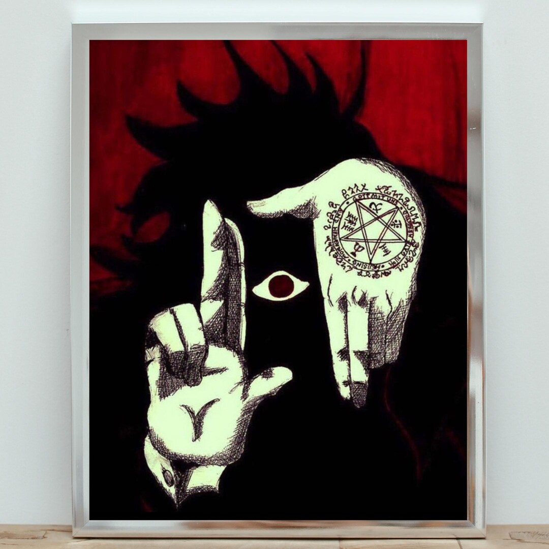 Occult Art Print, Dark Gothic Wall Art, Supernatural Aesthetic Decor ...
