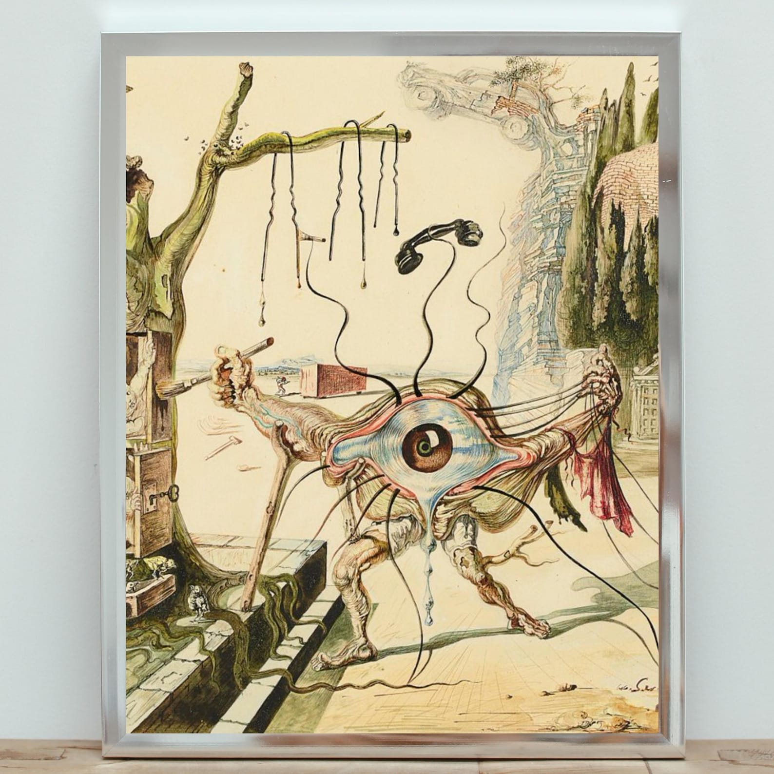The Painter’s Eye Poster, Salvador Dali Wall Art, Surrealist Print ...