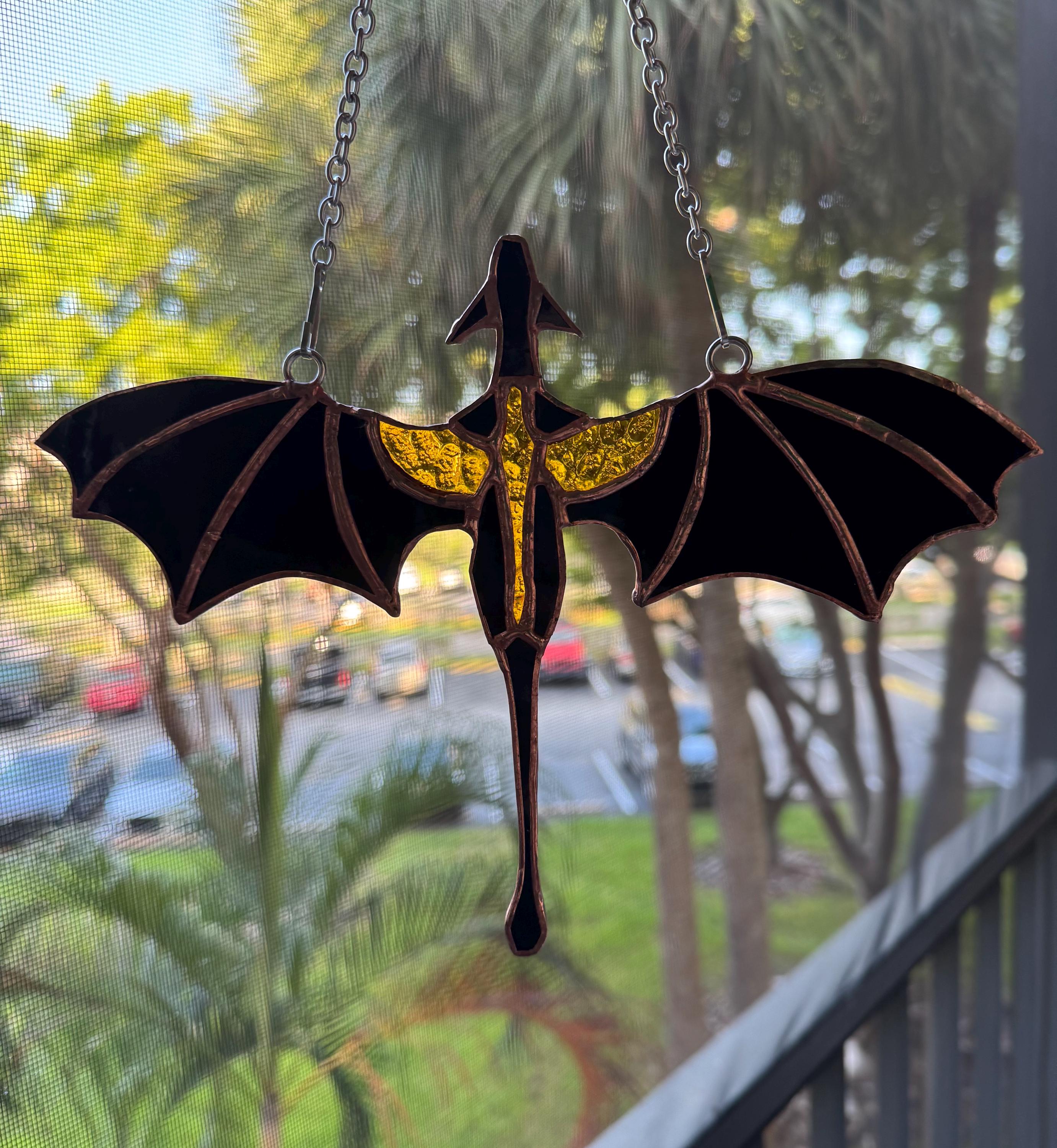 Fourth Wing Inspired Stained Glass - Etsy