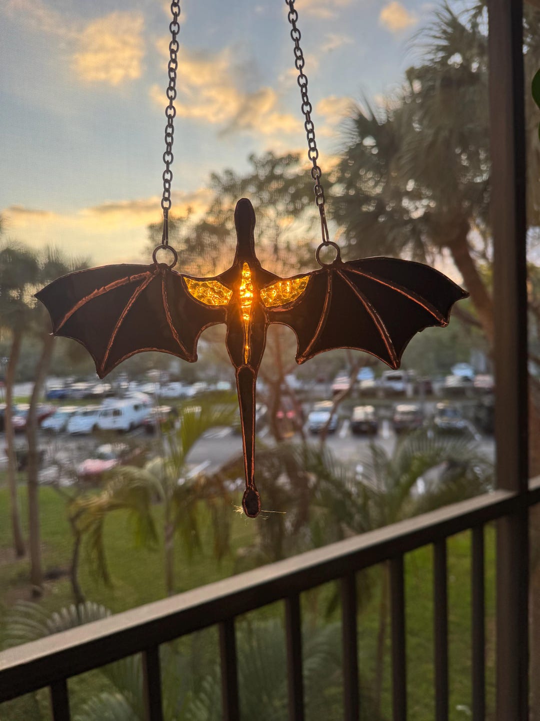Fourth Wing Inspired Stained Glass - Etsy