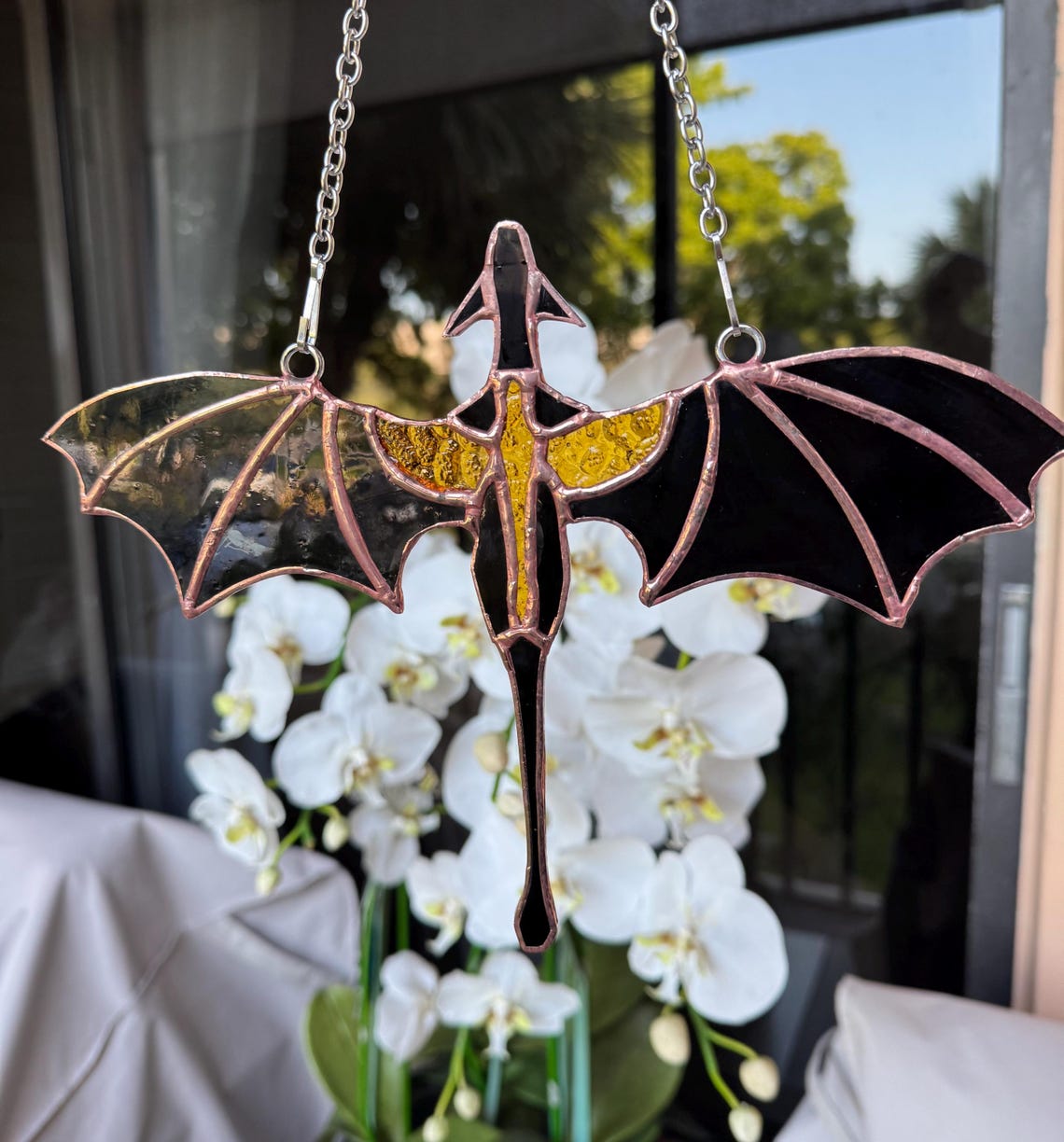 Fourth Wing Inspired Stained Glass - Etsy