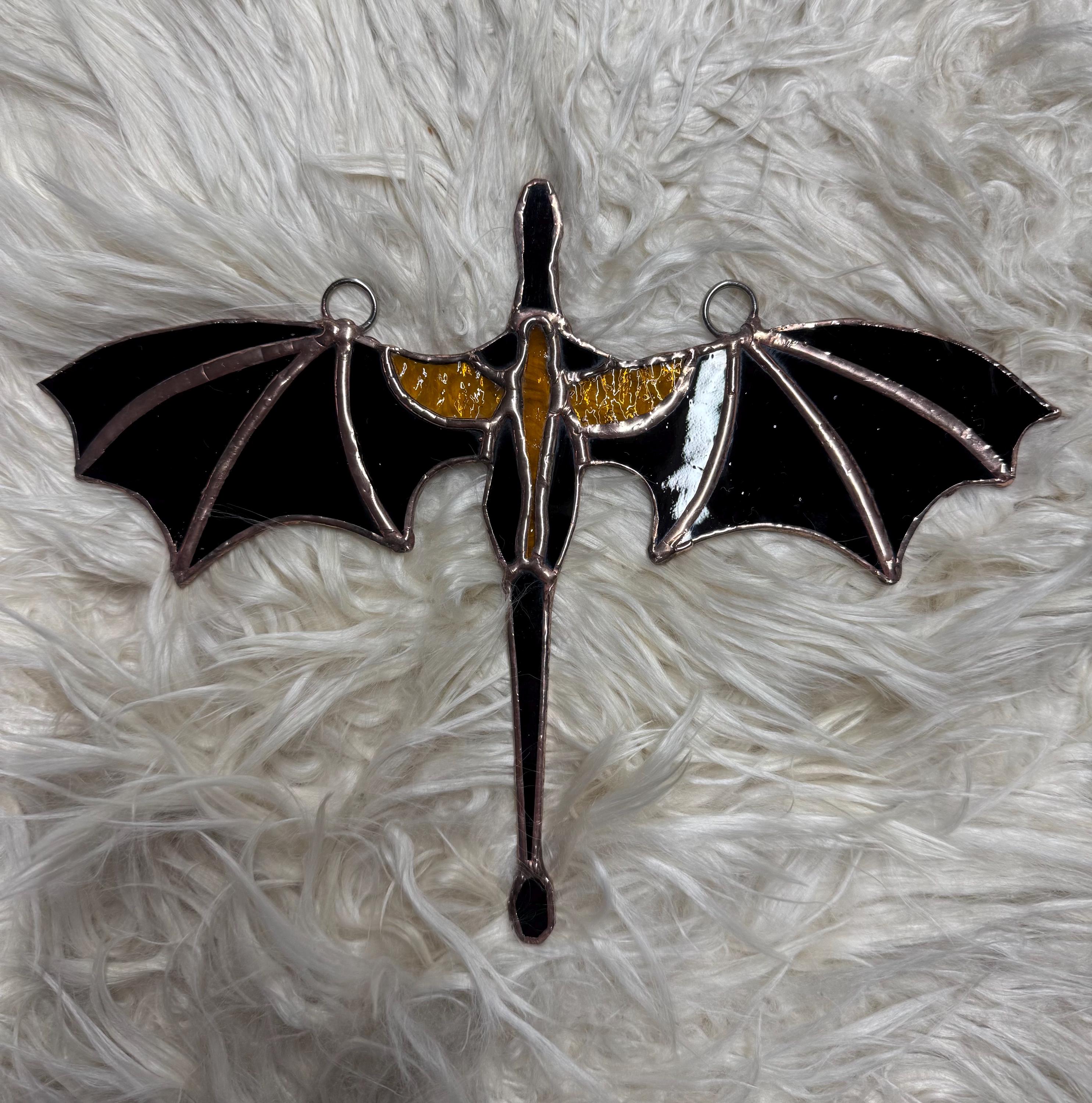 Fourth Wing Inspired Stained Glass - Etsy