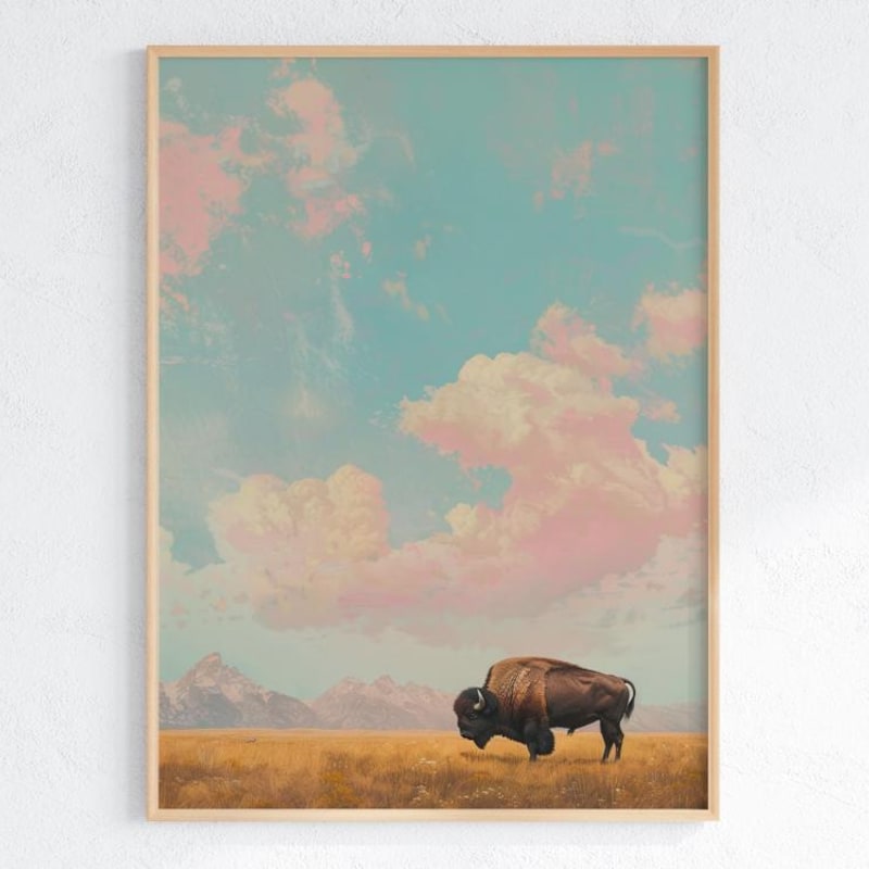 Western Scene Poster - Etsy UK