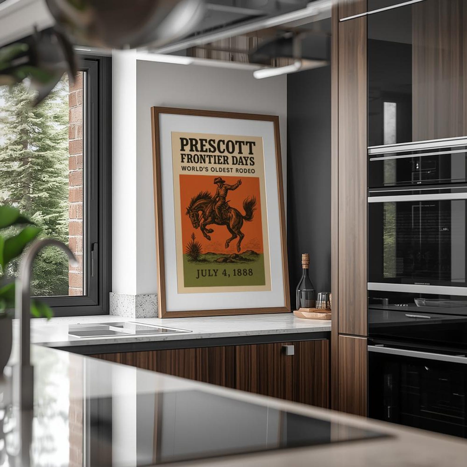 Prescott Frontier Days Poster – World’s Oldest Rodeo 1888, Vintage ...