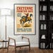 Cheyenne Frontier Days 1952 Poster – Vintage Western Rodeo Print ...