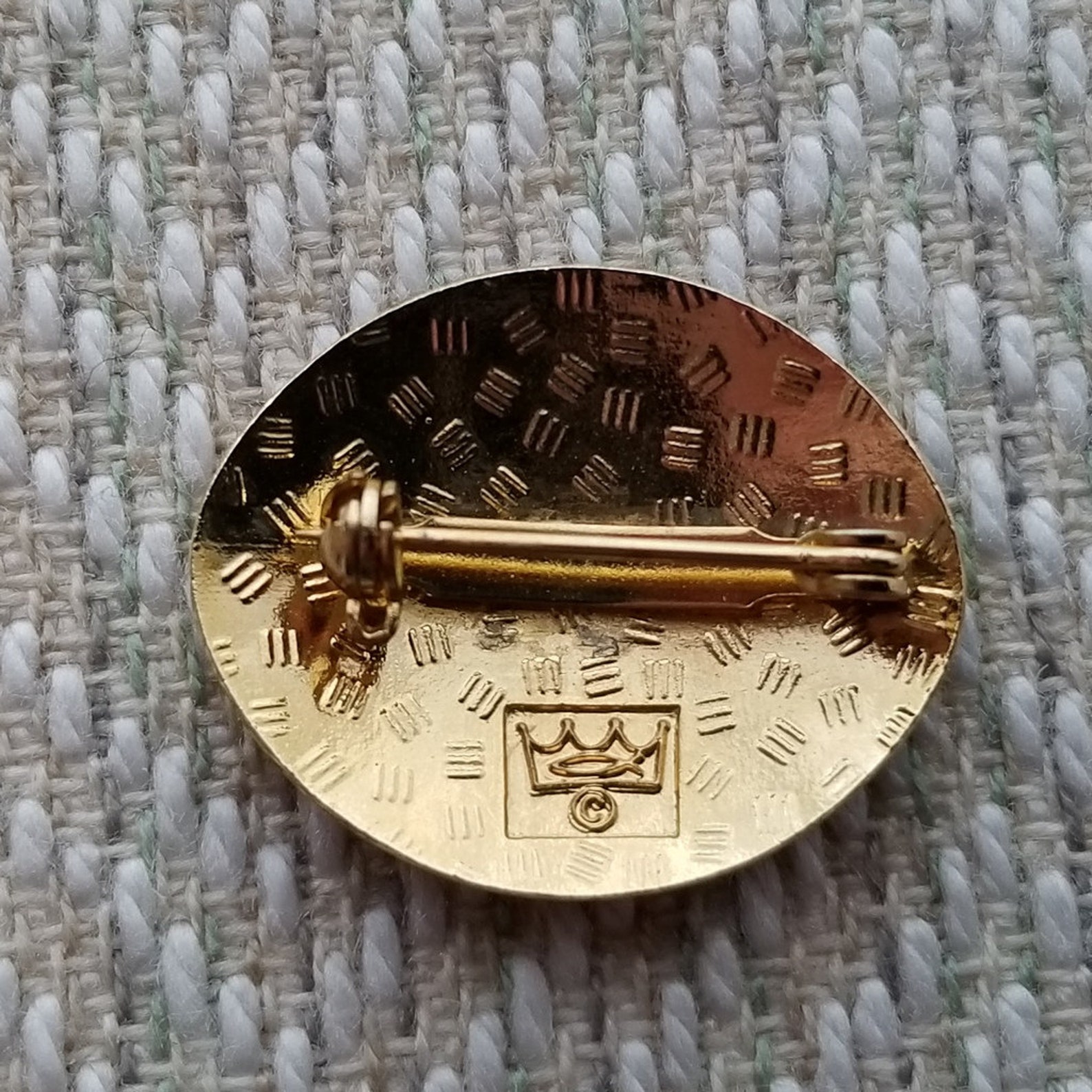 Vintage Signed Enamel Brooch - Etsy