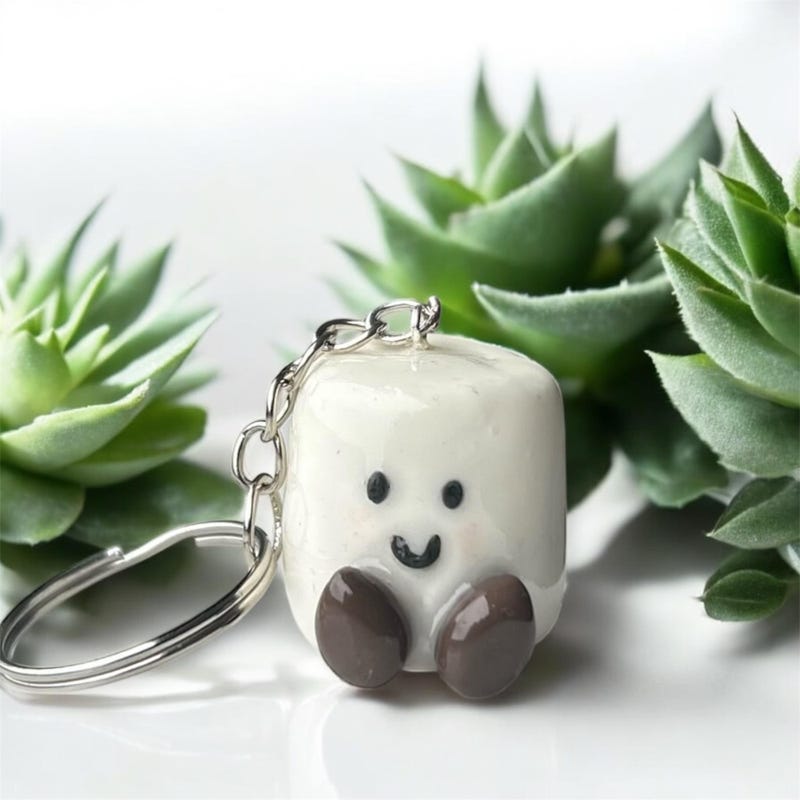 Jellycat Marshmallow Keyrings - Etsy UK
