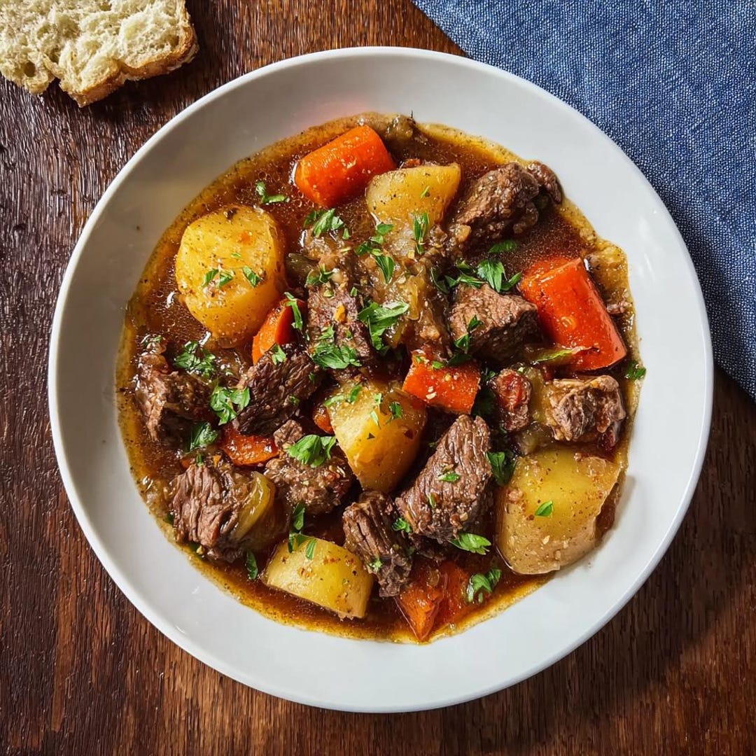 Slow Cooker Beef Stew Recipe: Digital Download Printable - Etsy