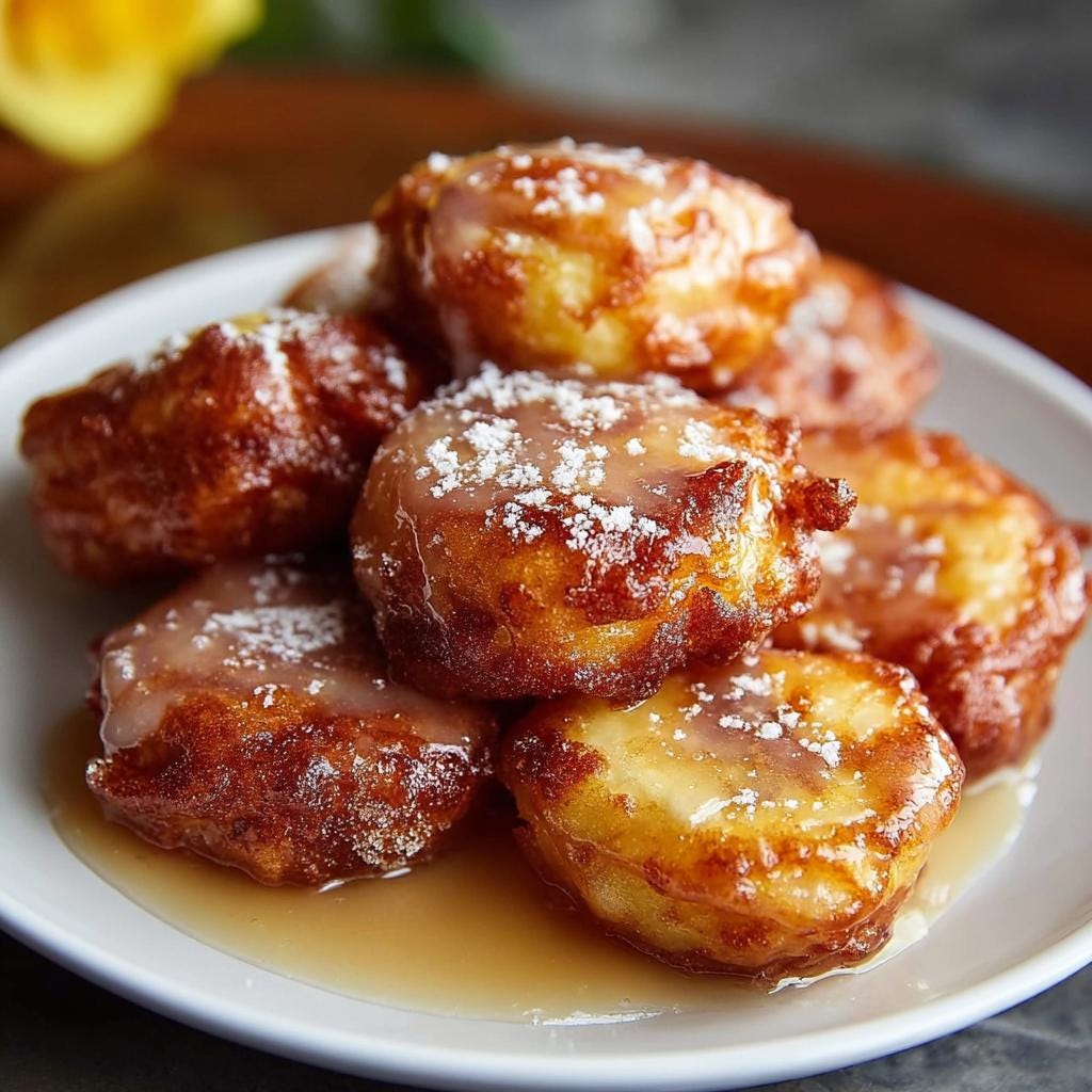 Apple Fritter Bites Recipe: Spiced Mini Donuts (downloadable PDF) - Etsy