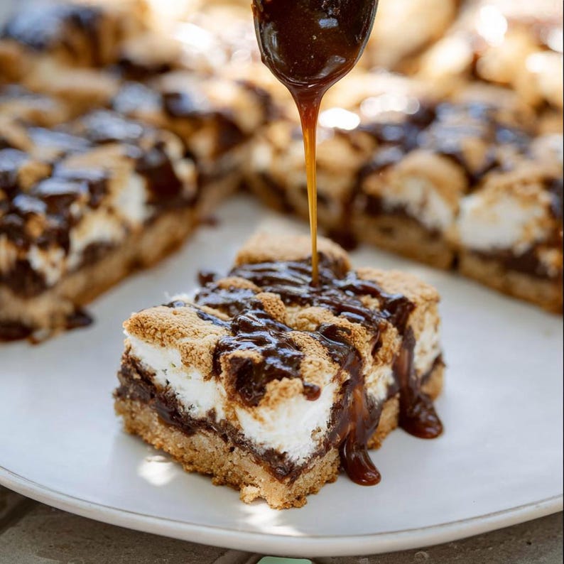 S'mores Bars Recipe: Gooey Chocolate Marshmallow Dessert (downloadable ...