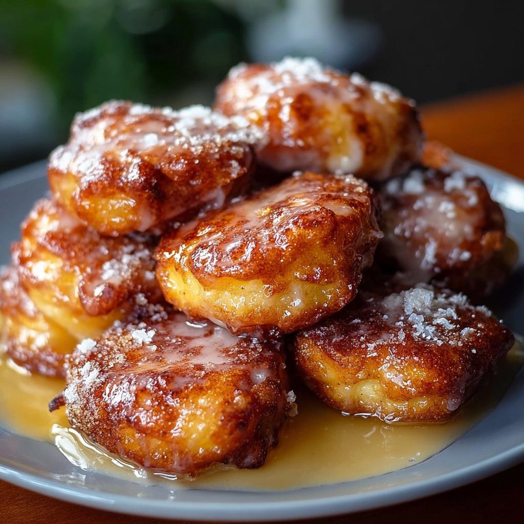 Apple Fritter Bites Recipe: Spiced Mini Donuts (downloadable PDF) - Etsy