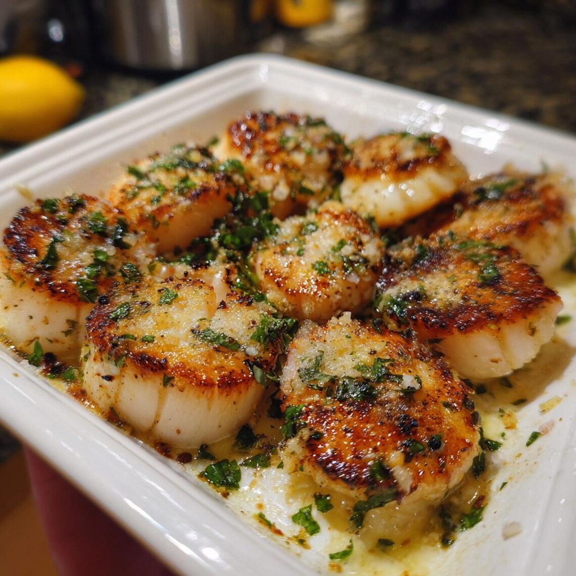 Garlic Butter Baked Scallops Recipe: Digital Download - Etsy