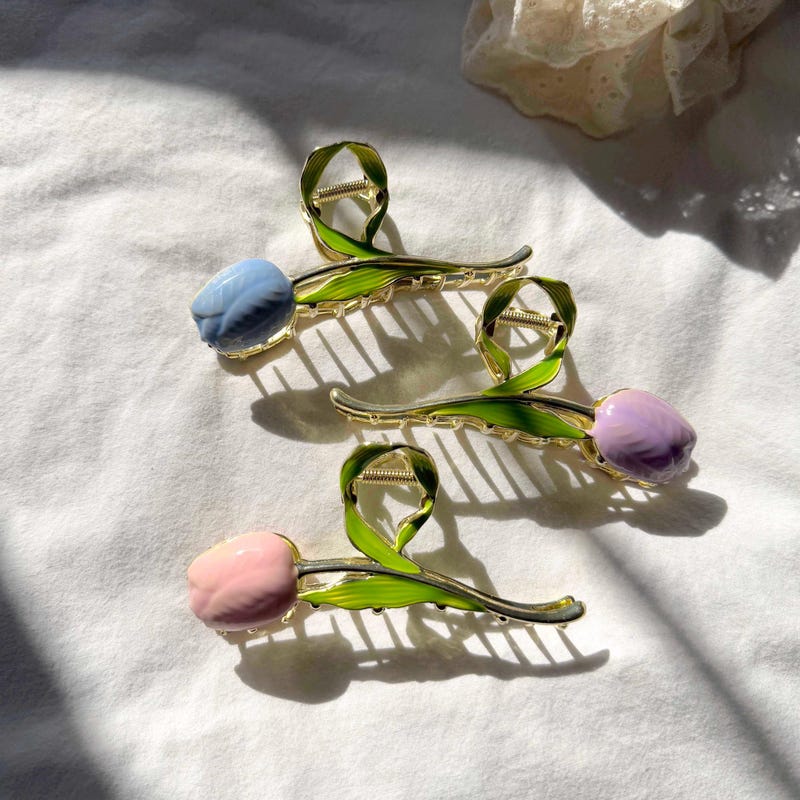 Tulip Hair Clip - Etsy