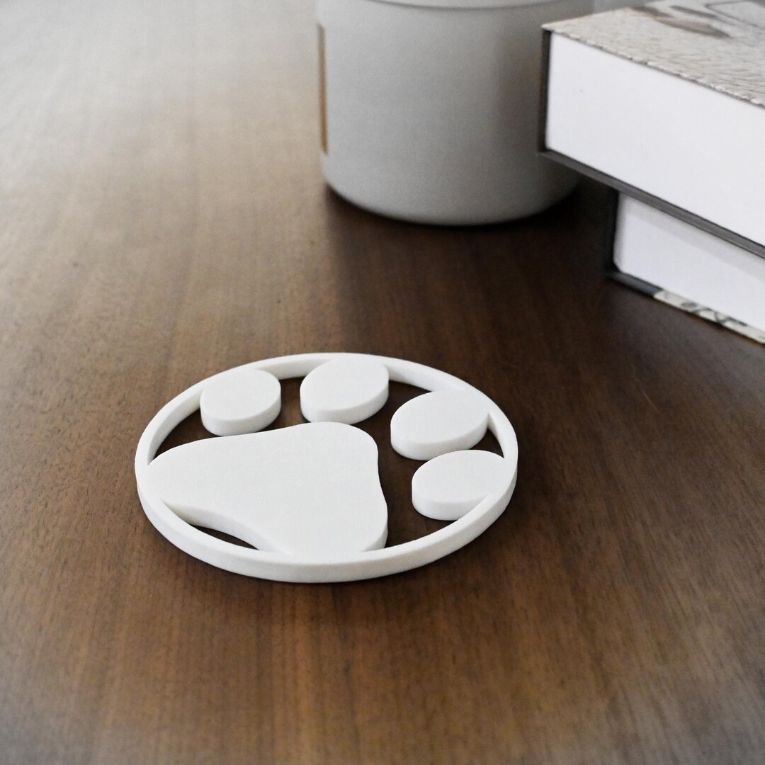 Puppy Paw Coasters Version 2 (pack of 4) - Etsy
