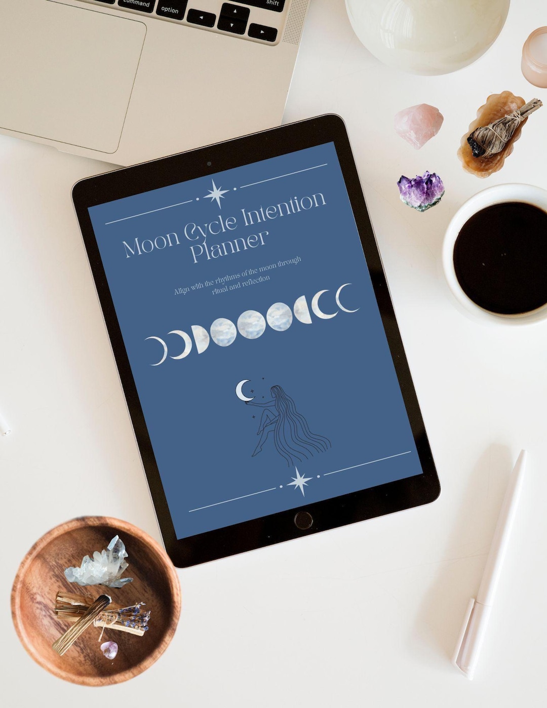 Moon Cycle Intention Planner-8 Phase Lunar Journal for Ritual ...