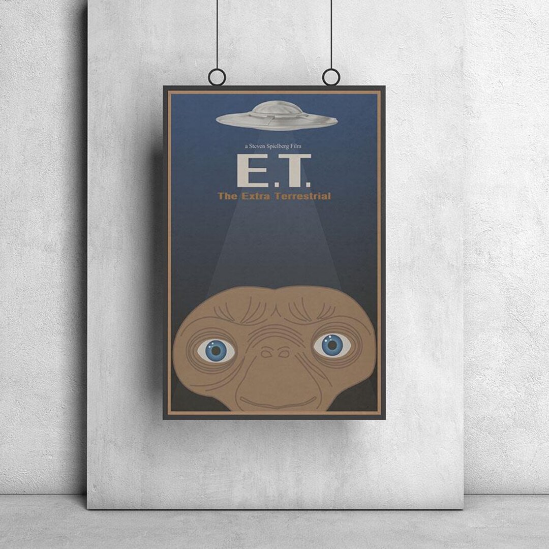 E.T. the Extra-terrestrial Posters Wall Art All Movies Film Cinema ...