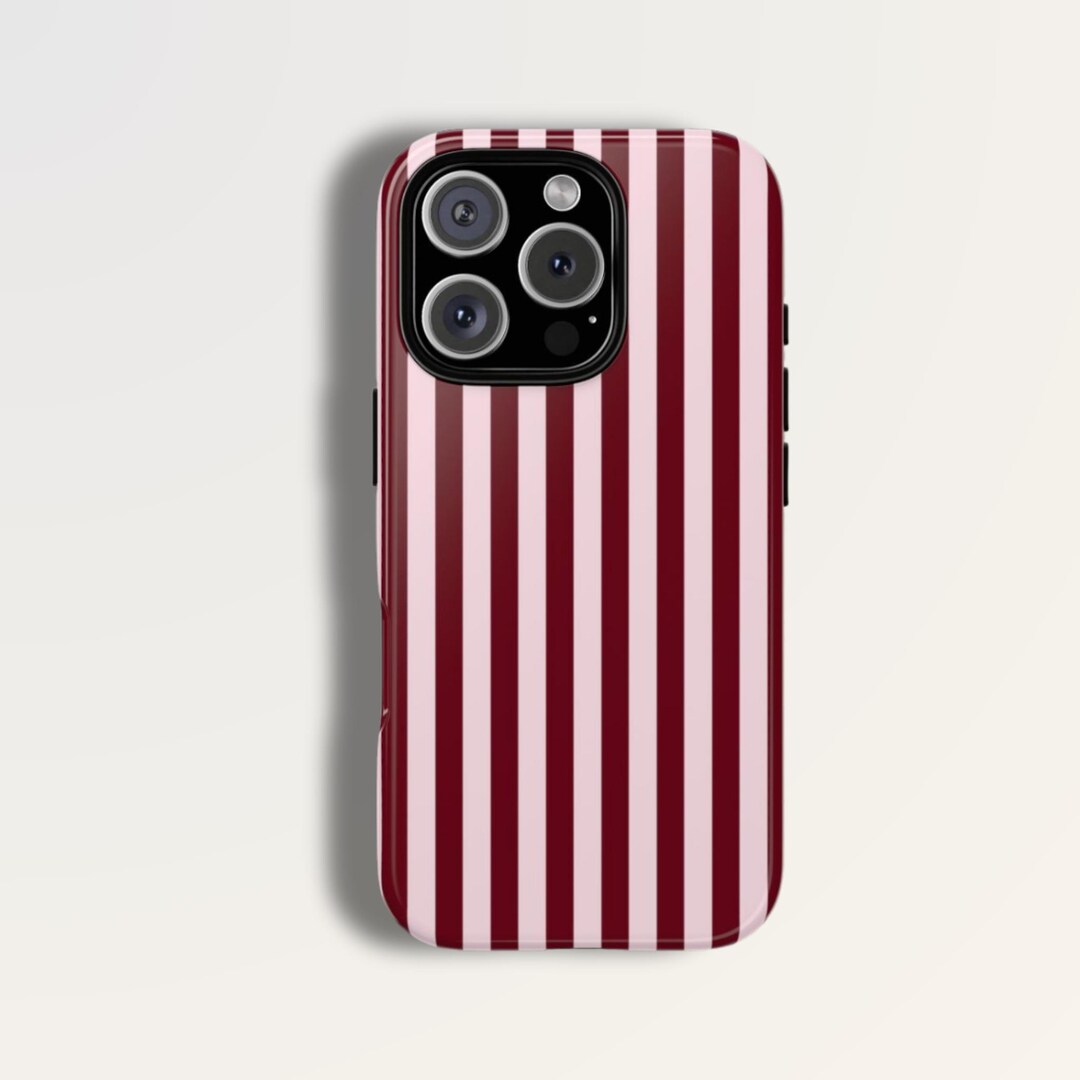 STRIPED LINES Case | for iPhone 16, 15, 14 Pro Max Case, Bicolor Case ...