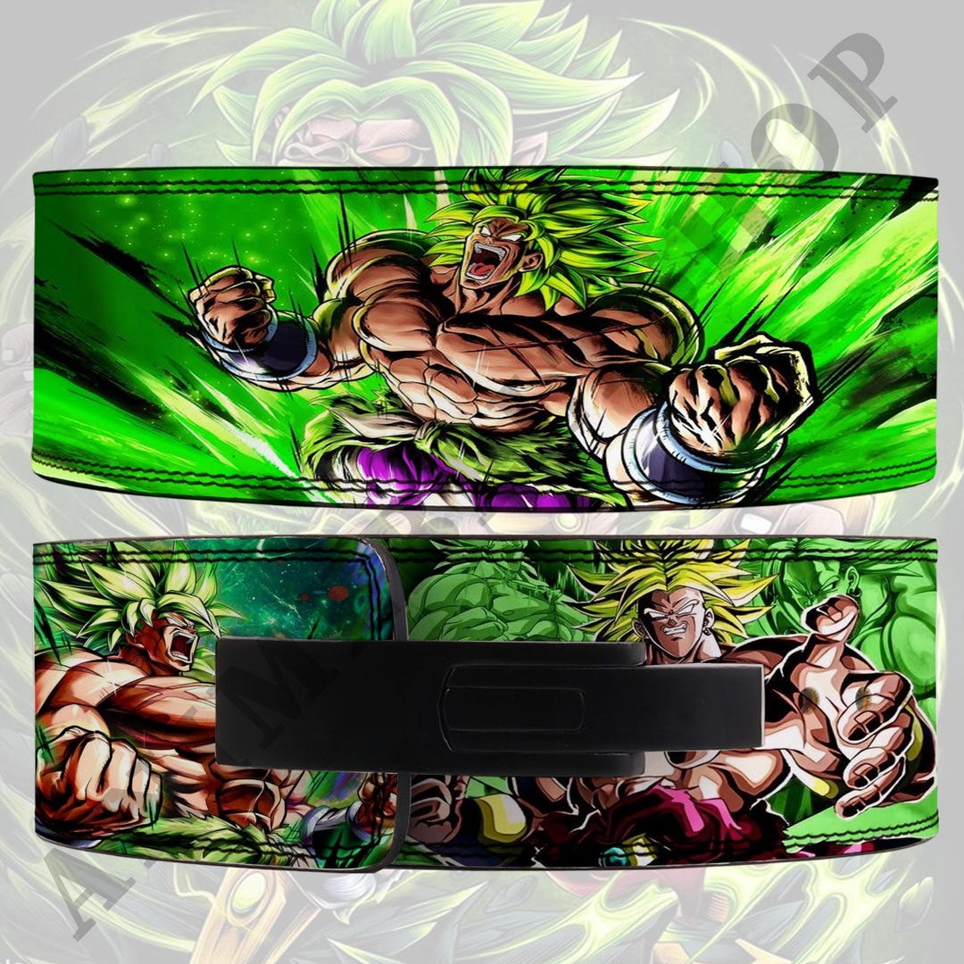 Dragon Ball Z Broly Anime Lever Belt | Powerlifting Belt | Broly Lever ...