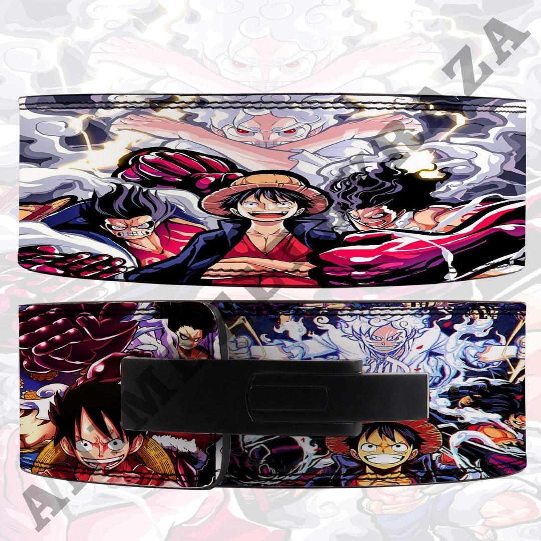 One Piece Luffy Anime Lever Belt Powerlifting Lever Belt Anime Gym Belt ...