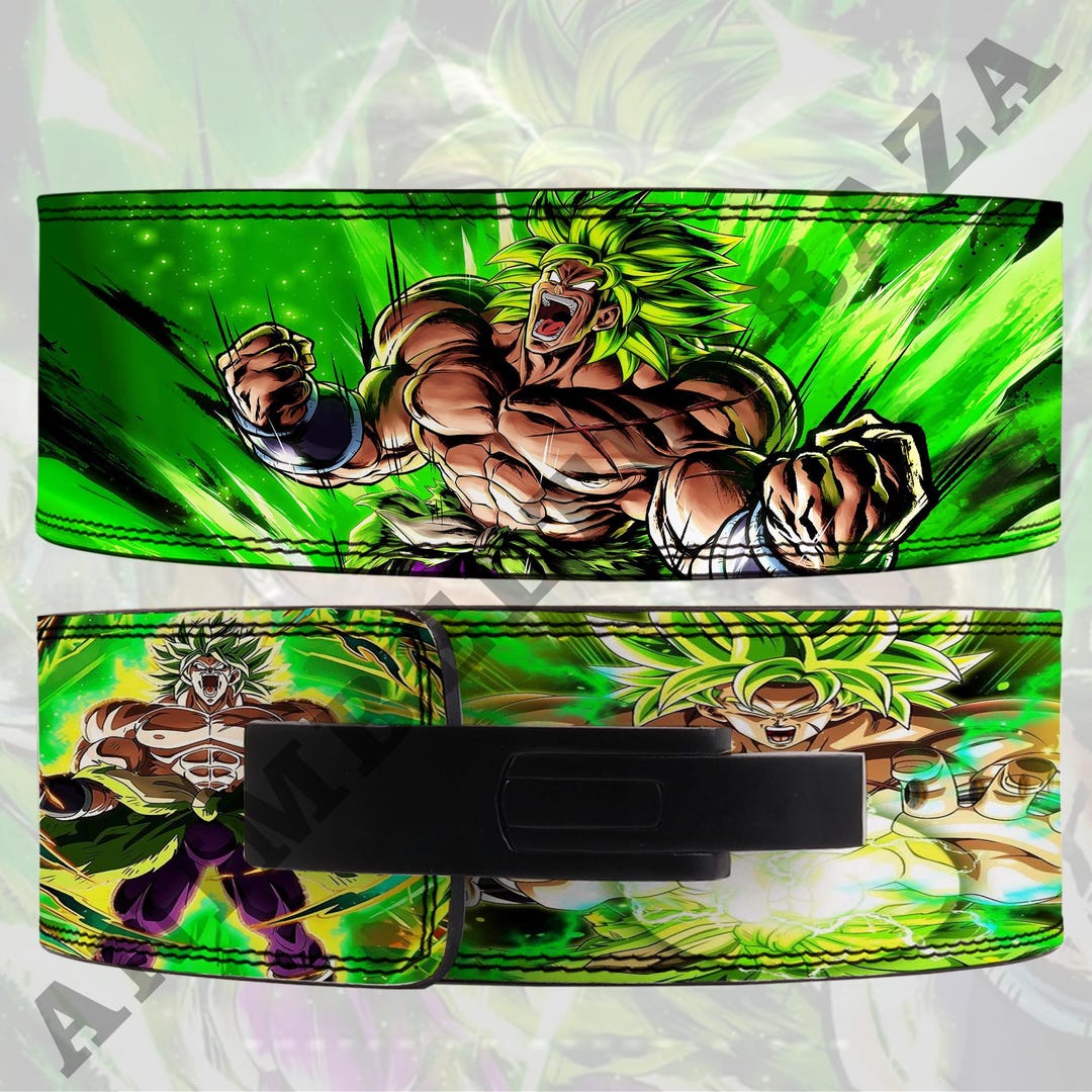 Dragon Ball Z Broly Anime Lever Belt | Powerlifting Belt | Broly Lever ...