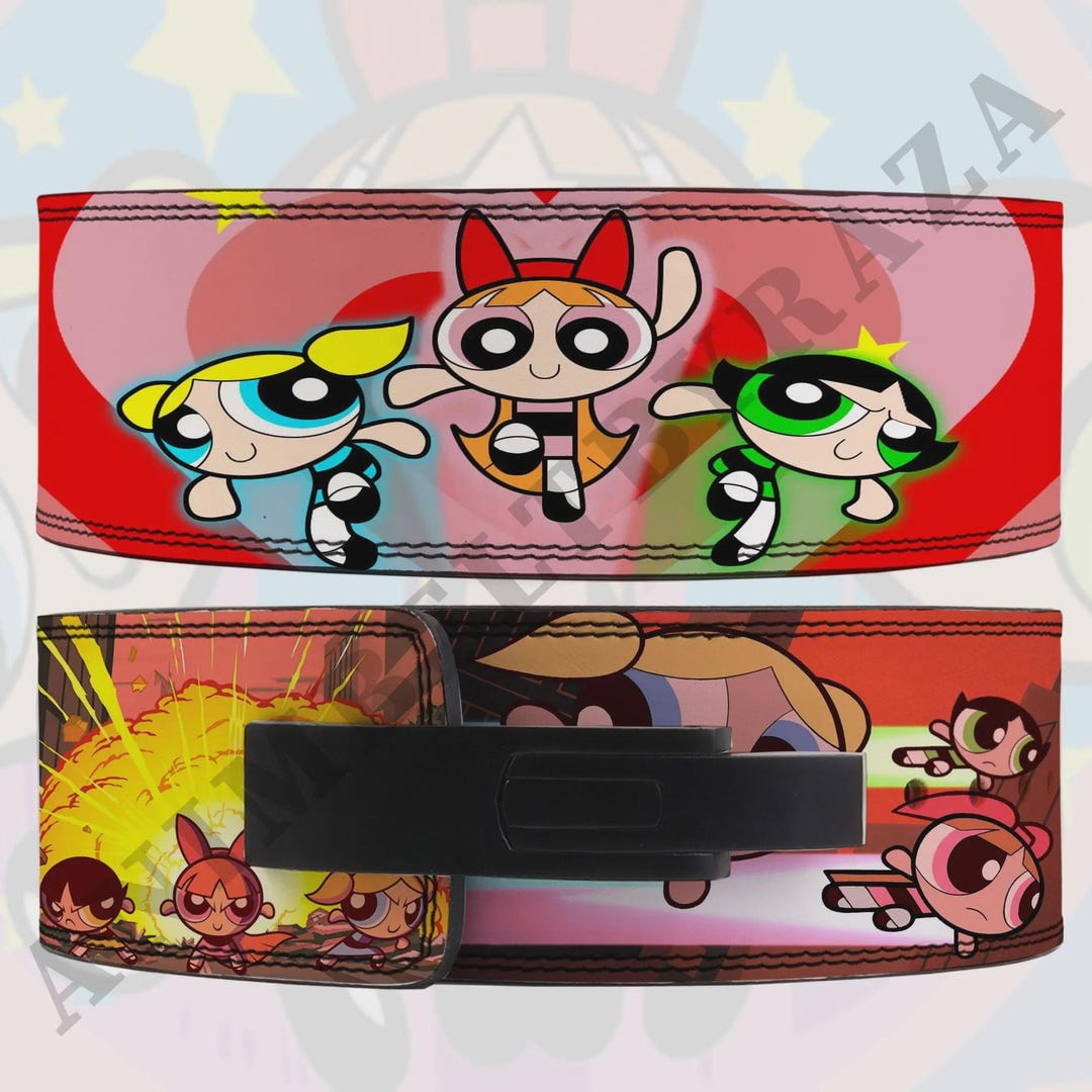 Powerpuff Girls Anime Powerlifting Lever Belt | Anime Weightlifting ...