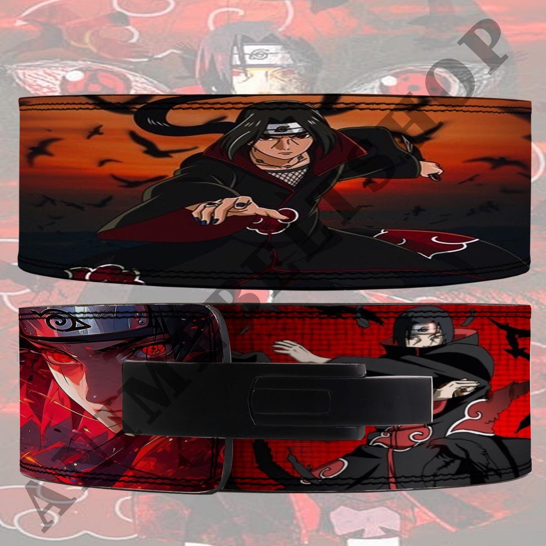Itachi Anime Lever Lifting Belt Weightlifting Anime Belt Powerlifting ...