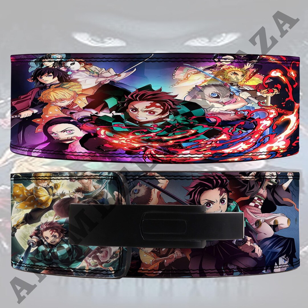 Tanjiro Demon Slayer Lever Lifting Anime Belt | Anime Gym Belt ...