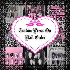 Custom Press-on Nail Order - Etsy