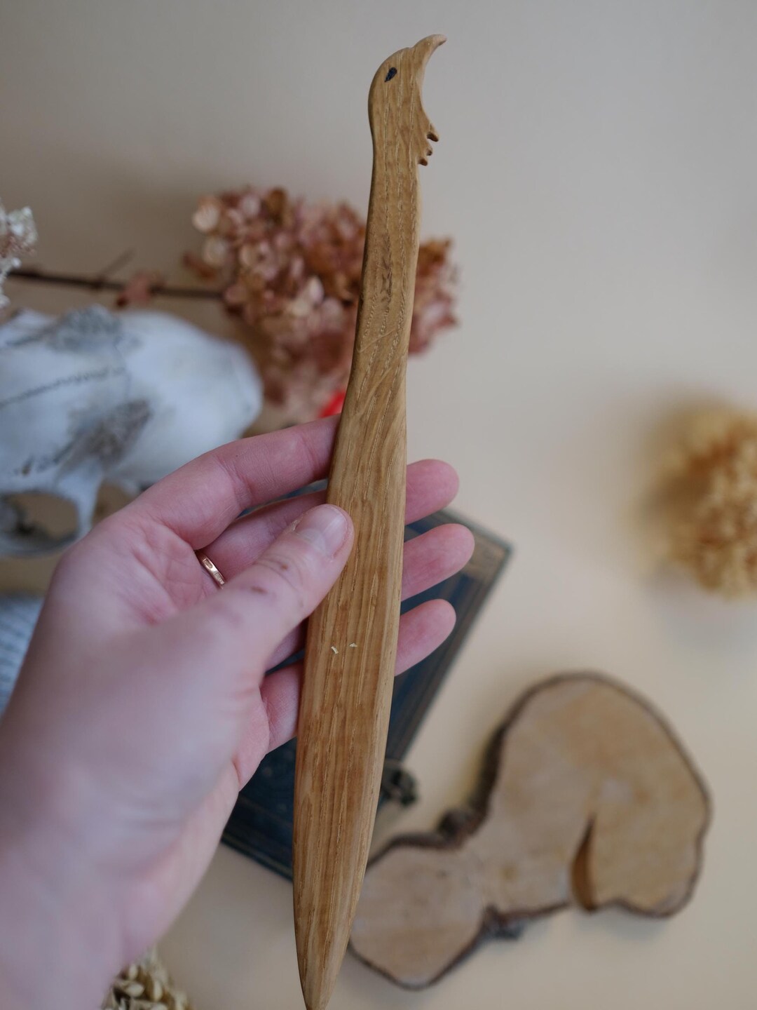 Carved Wooden Weaving Batten and Pick up Stick - Etsy