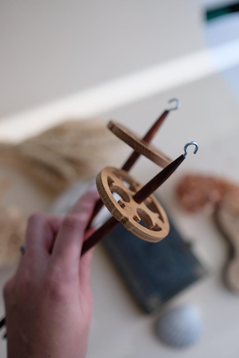 Handcrafted Drop Spindle for Hand Spinning Yarn - Etsy