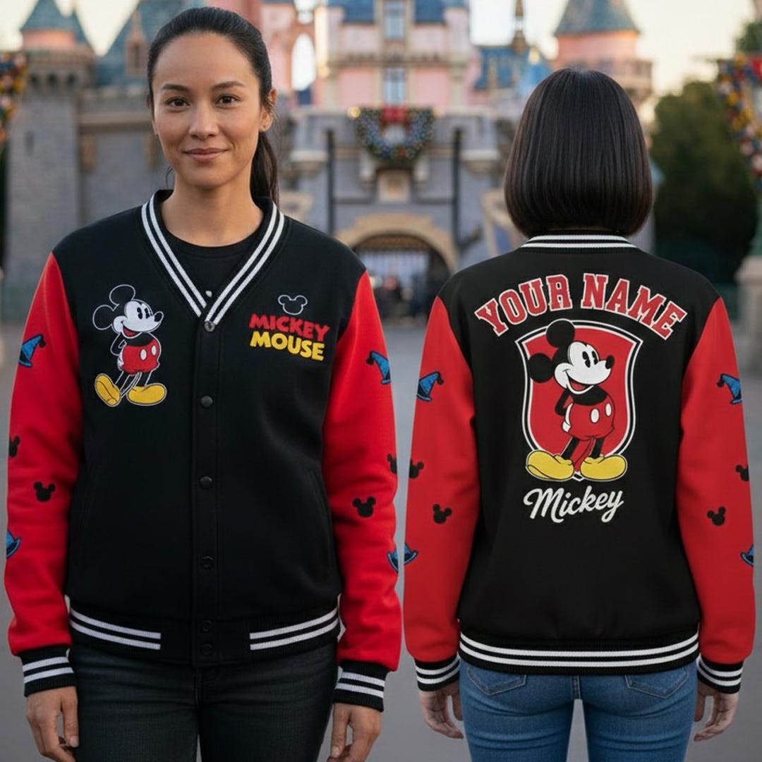 Disney Mickey Mouse Cardigan, Disney Cardigan, Disneyland Trip Matching ...