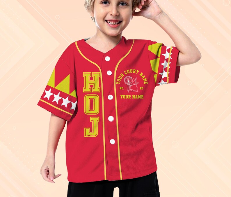 Custom Name Court Heroines of Jericho HOJ OES Baseball Jersey, OES ...