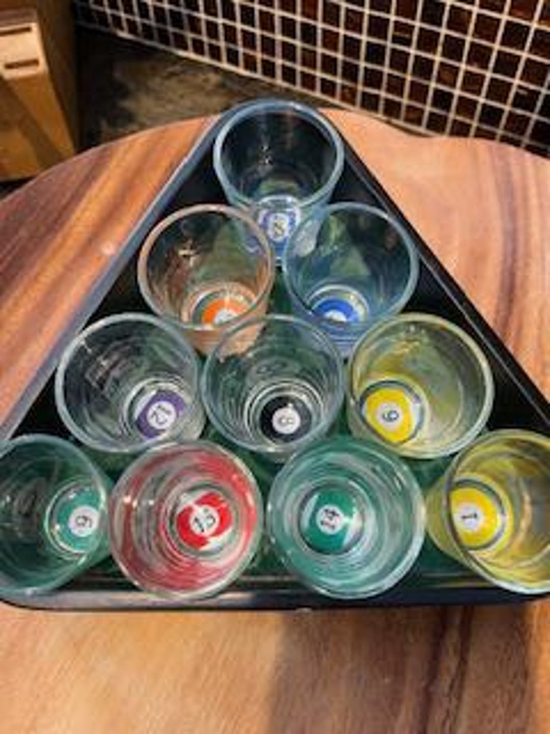 Billiards, Pool Hall, Shot Glasses, Party, Gift, Themed, Bachelor Party ...
