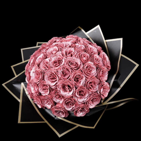 Glitter Roses Bouquet - Etsy UK