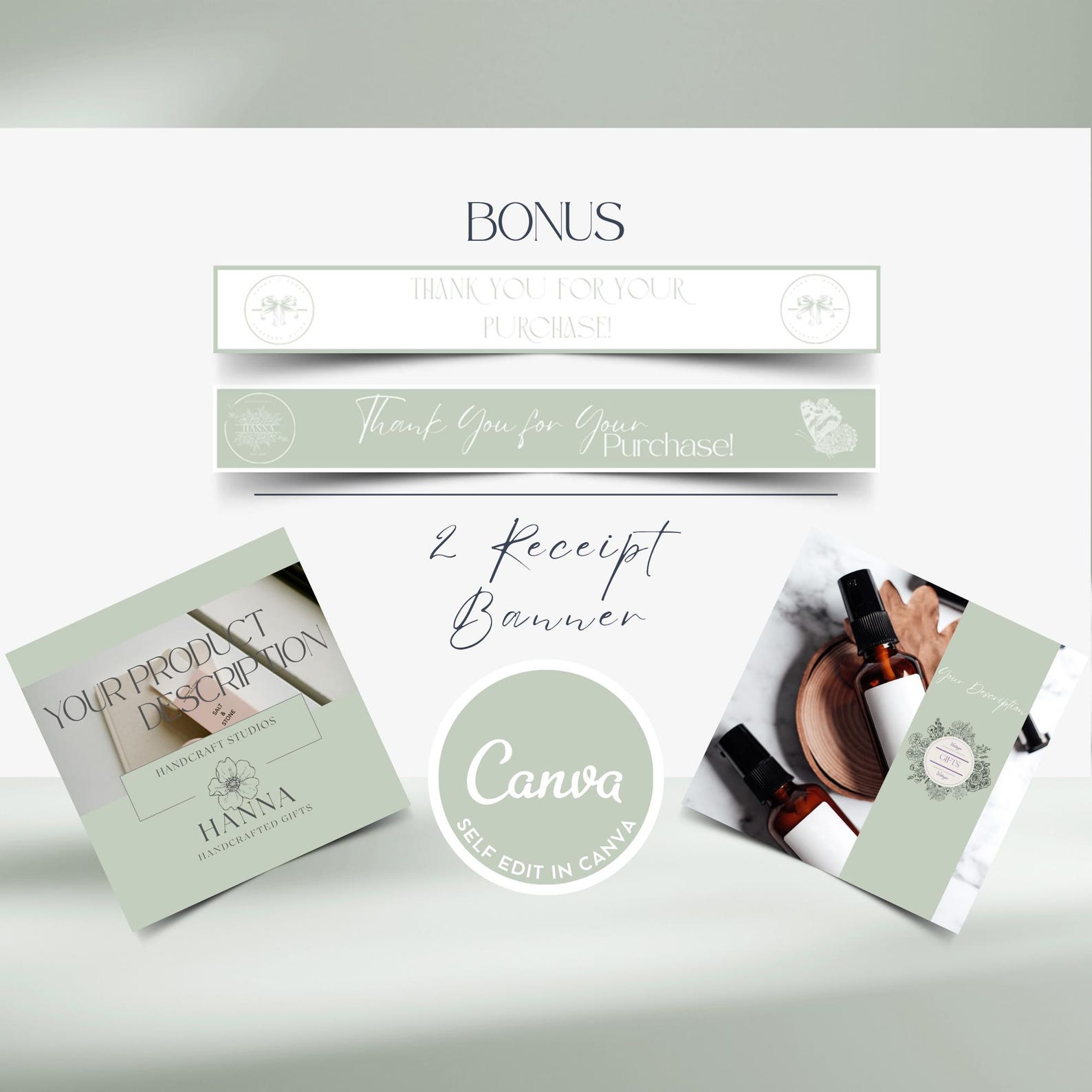 Etsy Shop Banner Kit Template Bundle Canva Etsy Shop Kit Editable Etsy ...