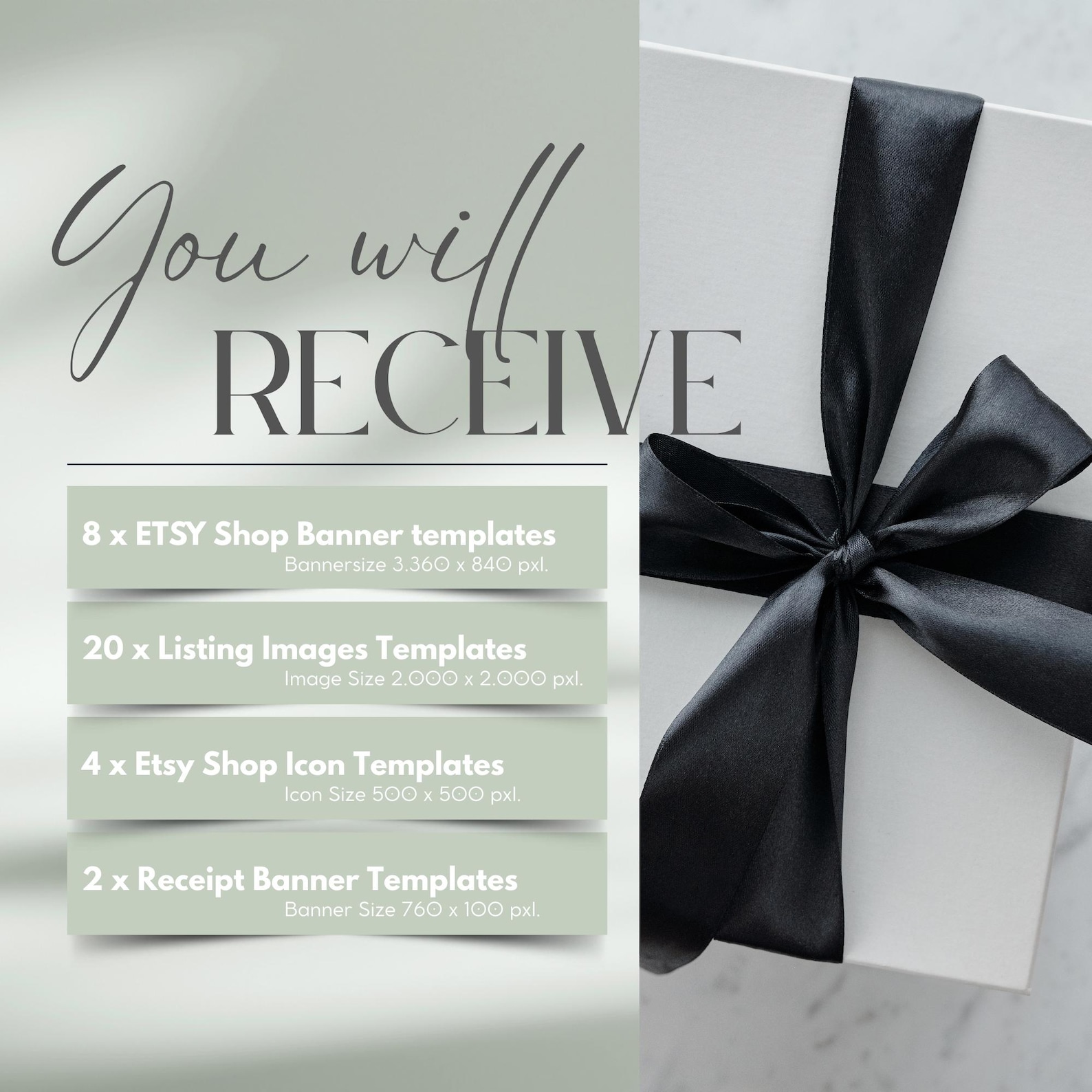 Etsy Shop Banner Kit Template Bundle Canva Etsy Shop Kit Editable Etsy ...