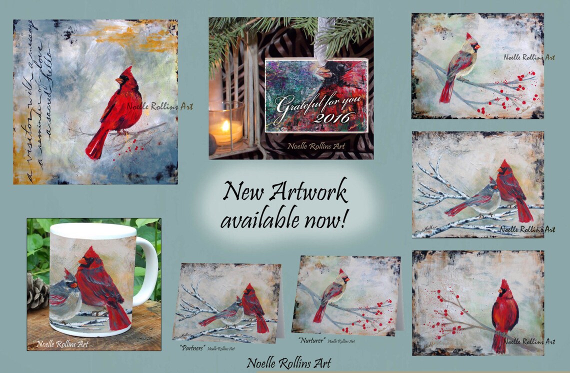 Red Cardinal remembrance wall art after dad passed Cardinal | Etsy