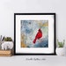 Cardinal Messenger Wall Art Matted Artwork Print Partners Large ...
