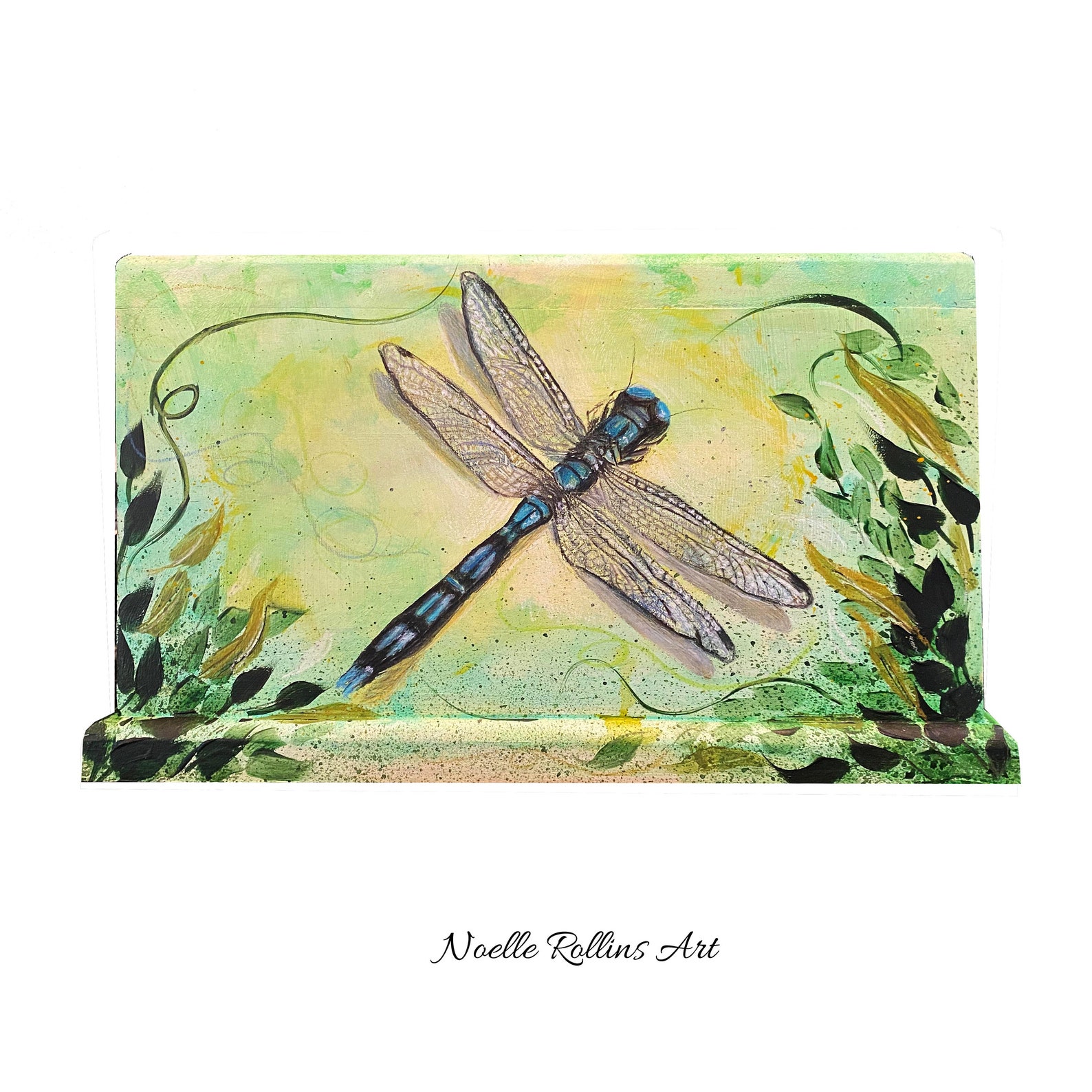 Dragonfly Hand Painted Urn for Cremation and Memorial. - Etsy
